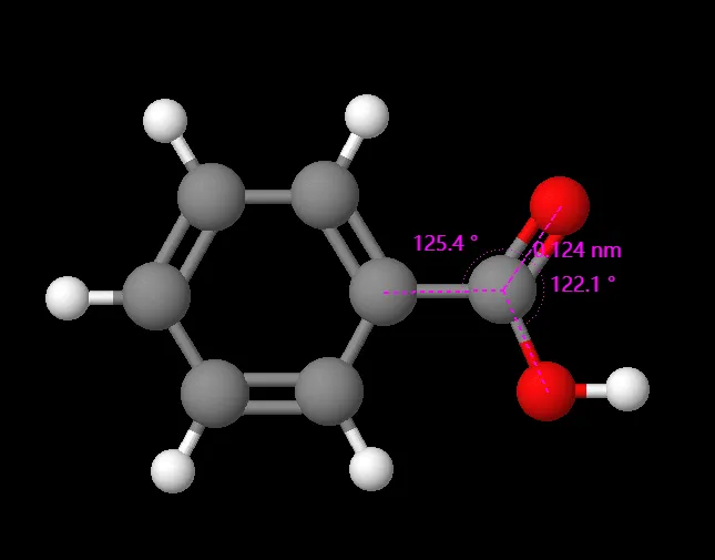 What Is The Lewis Structure Of Benzoic Acid